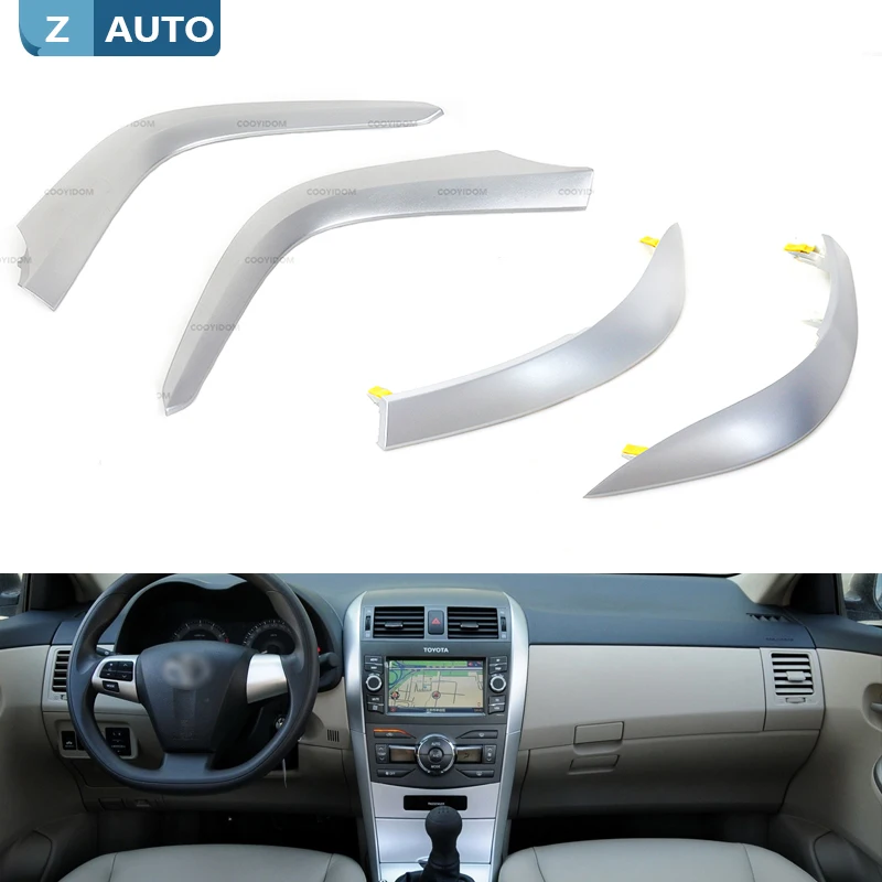 Car-Middle-Central-Dashboard-Trim-Cover-Strip-For-Toyota-Corolla-2009 ...