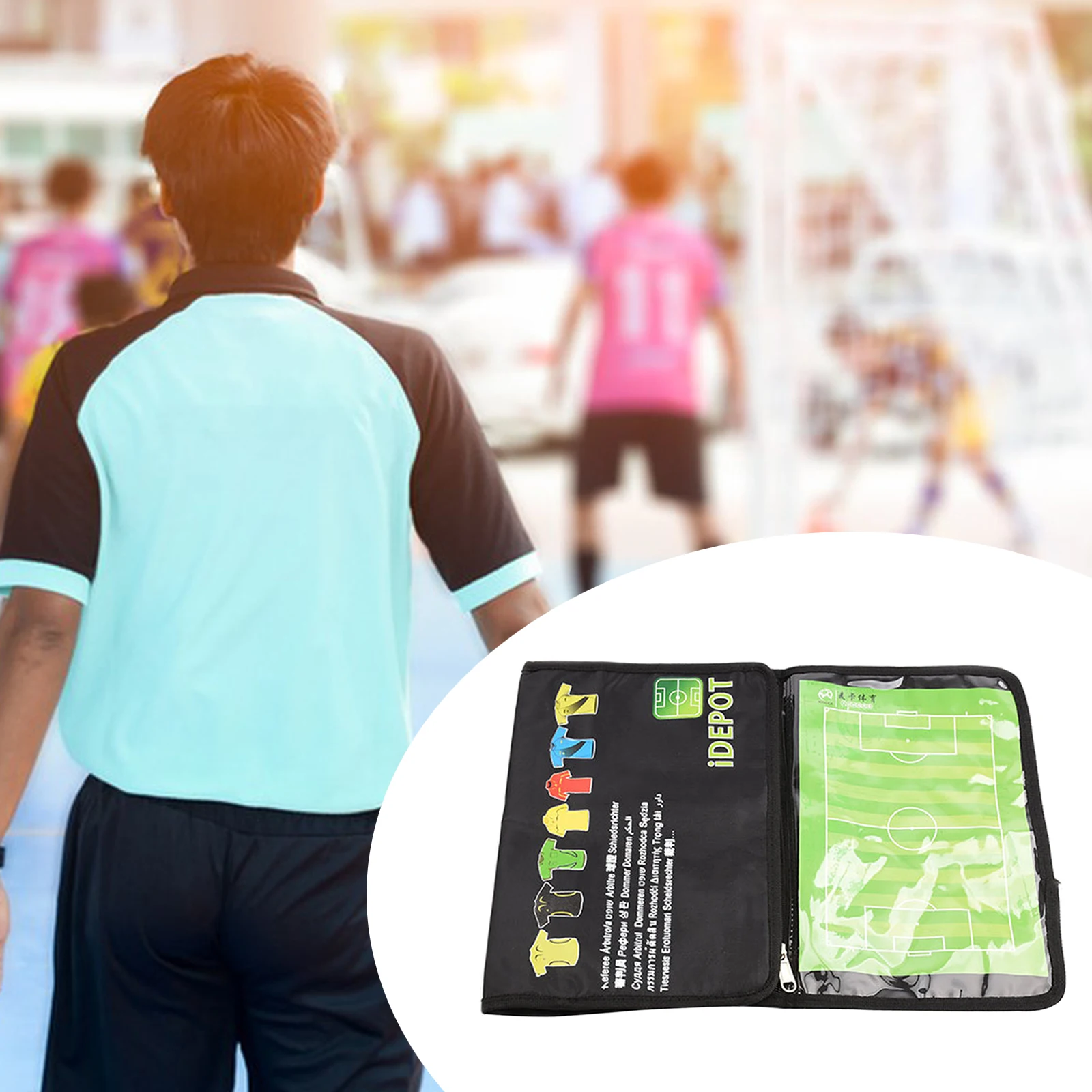 Soccer-Referee-Accessory-Bag-For-Soccer-Referee-Cards-Linesman-Flags ...