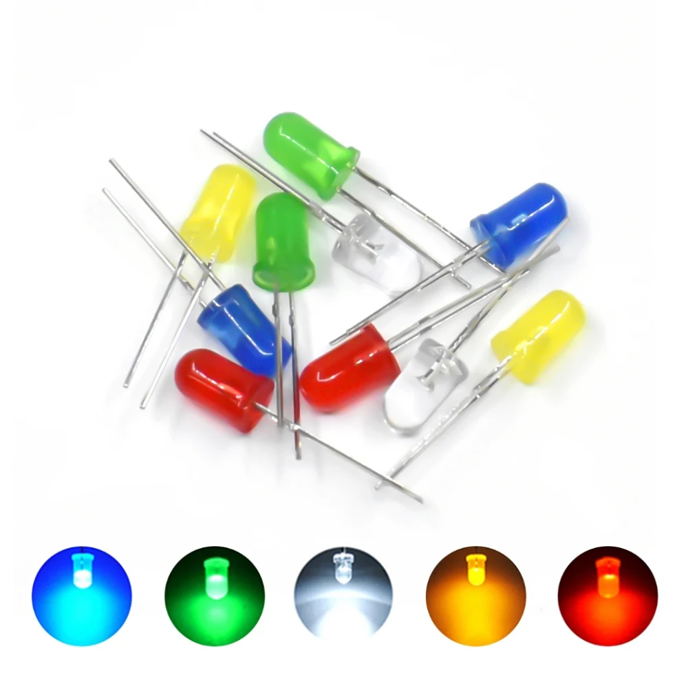 Kit-surtido-de-luces-LED-de-diodo-componentes-de-5MM-verde-azul-blanco ...