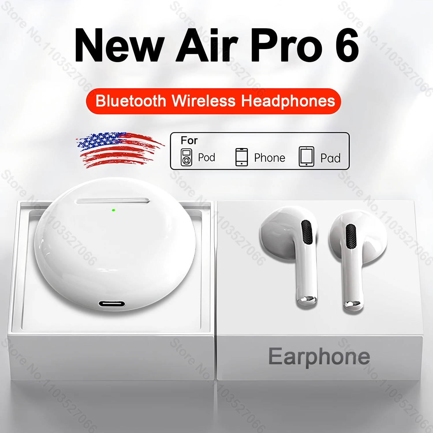 Auriculares-TWS-Pro-6-originales-inal-mbricos-por-Bluetooth-con-micr ...