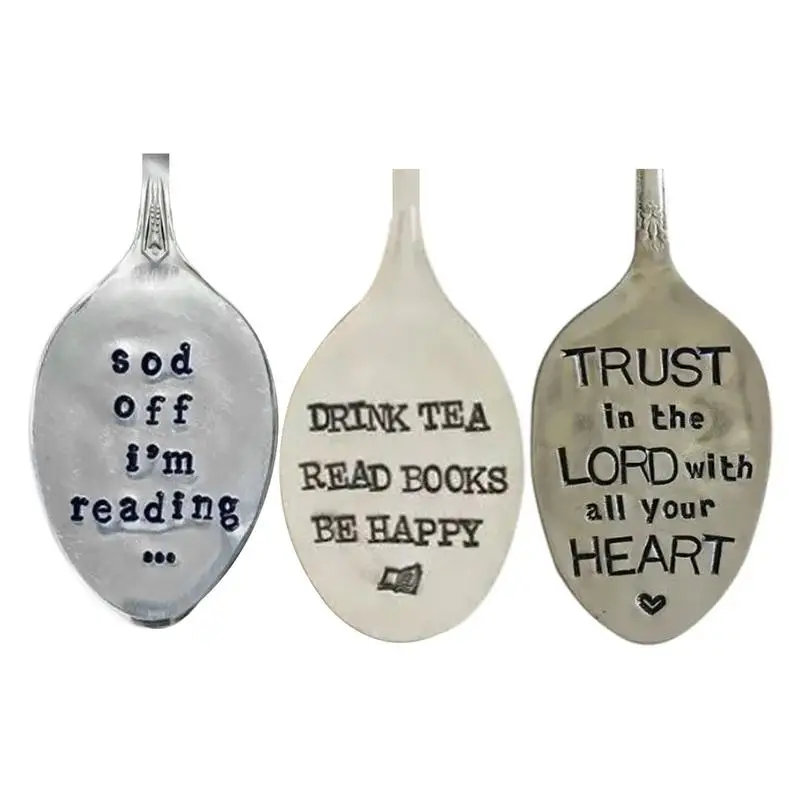 Silver-Spoon-Bookmark-Durable-Reward-Bookmark-Funny-Unique-Bookmarks ...