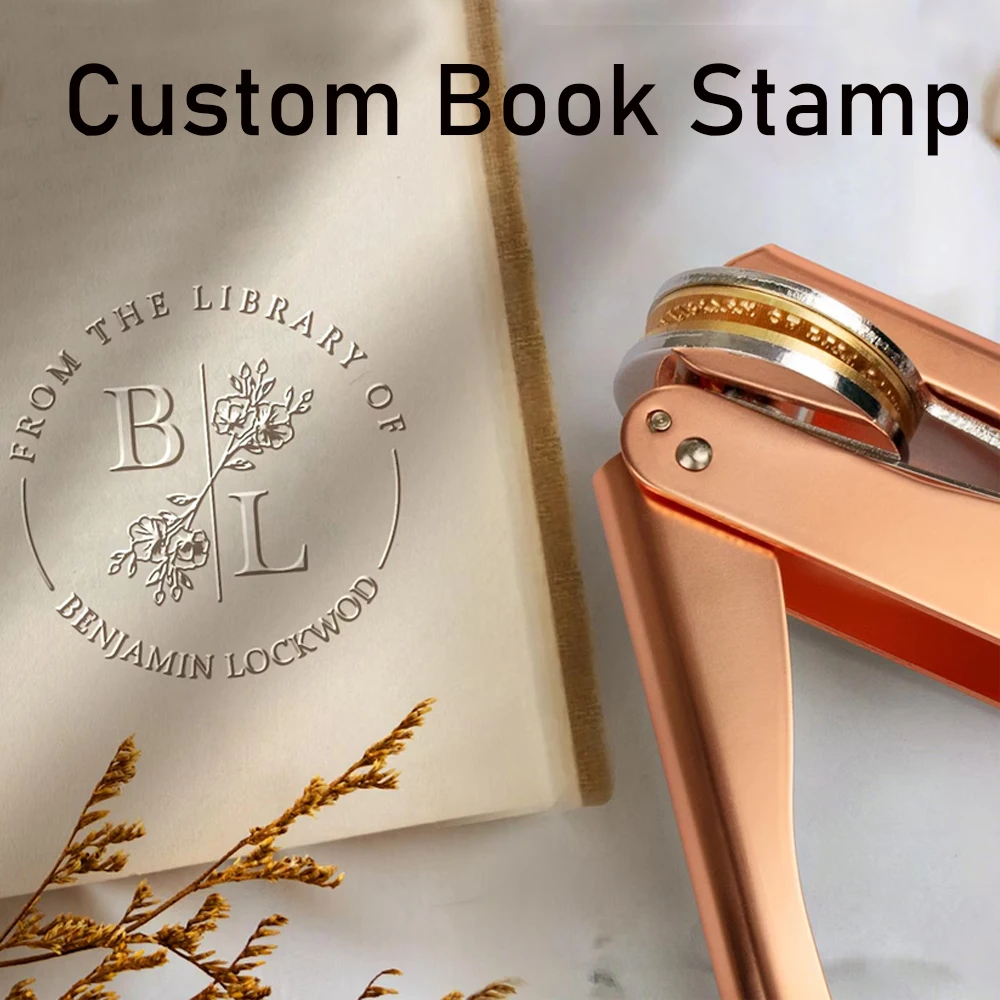 Book Embosser Personalized /Custom Book Stamp/Library Embosser Stamp ...