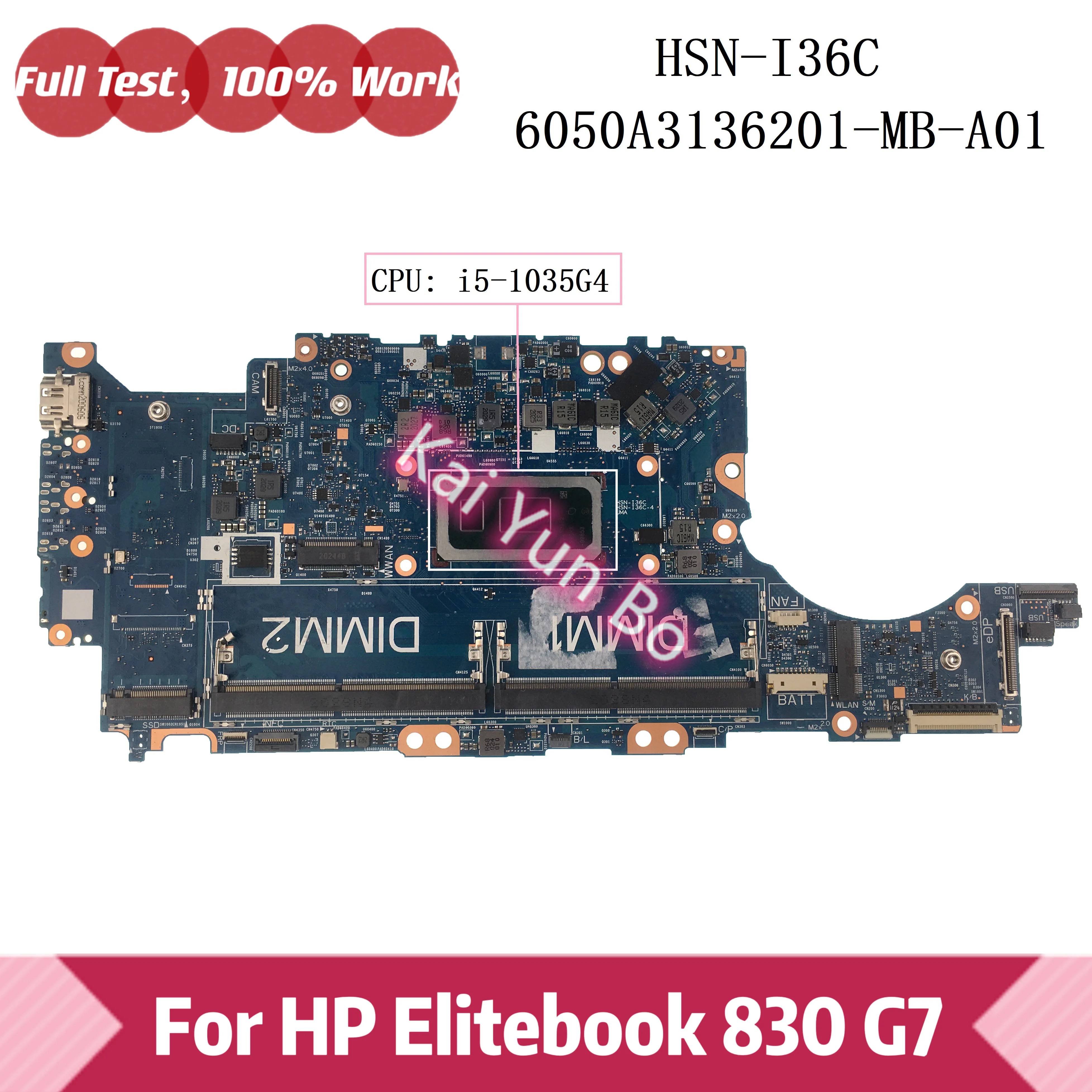 HSN-I36C-6050A3136201-MB-A01-For-HP-EliteBook-830-G7-840-Laptop ...