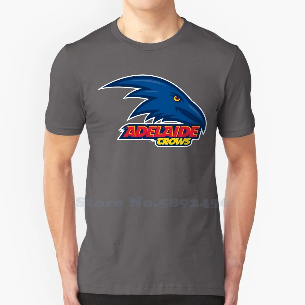 Adelaide-Crows-FC-Unisex-Clothing-Streetwear-Printed-Brand-Logo-T-shirt ...