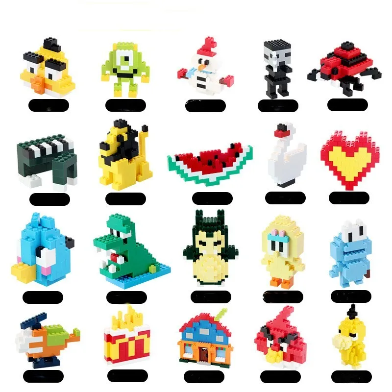 Luzem-klocki-budowlane-zabawka-pisownia-ceg-a-500-sztuk-ma-e-elementy ...