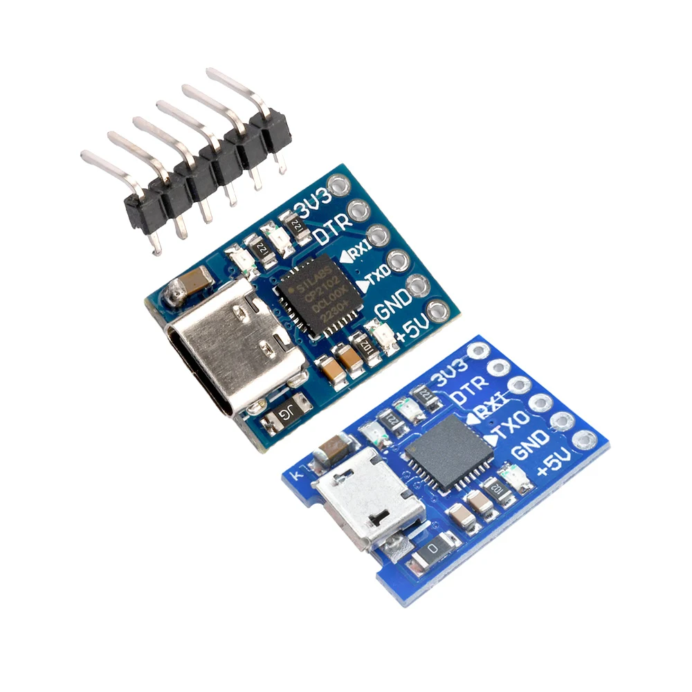 CP2102-Type-C-Micro-USB-to-UART-TTL-6PIN-Connector-Module-Serial ...