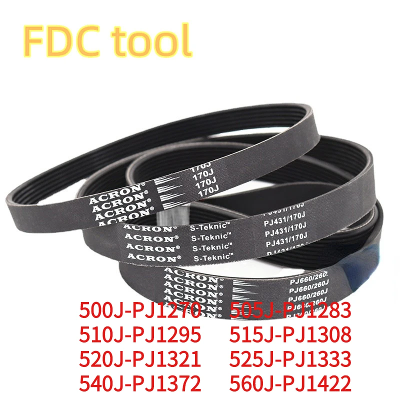 Ribbed Belt PJ 515J 520J 525J 530J 535J 540J 550J 560J 562J 567J 570J ...