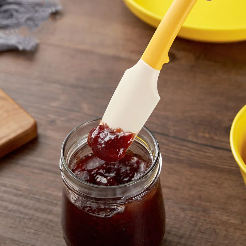 Kitchen-Spatula-Cream-Spatula-Soft-Glue-Silicone-Jam-Scraper-Easy-Pull ...