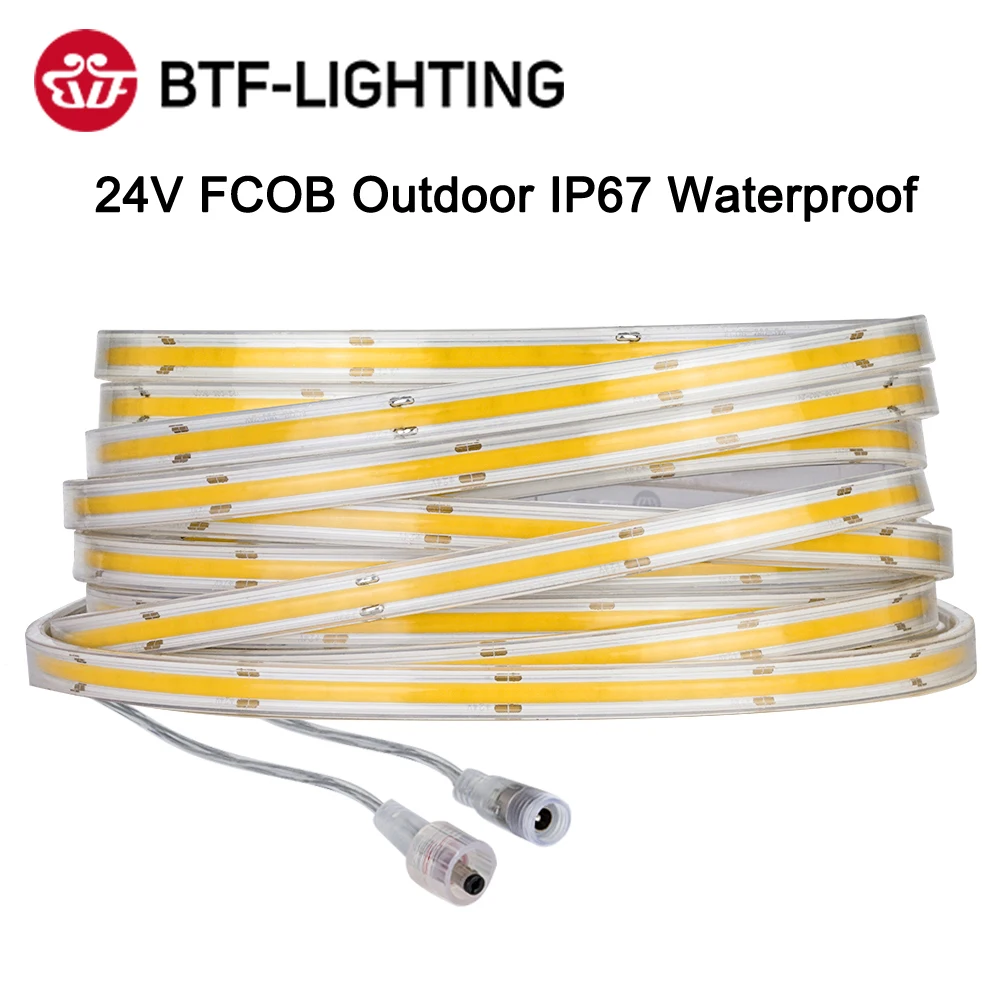 FCOB-LED-Strip-Light-IP67-360-528-640-LEDs-High-Density-Flexible-FOB ...