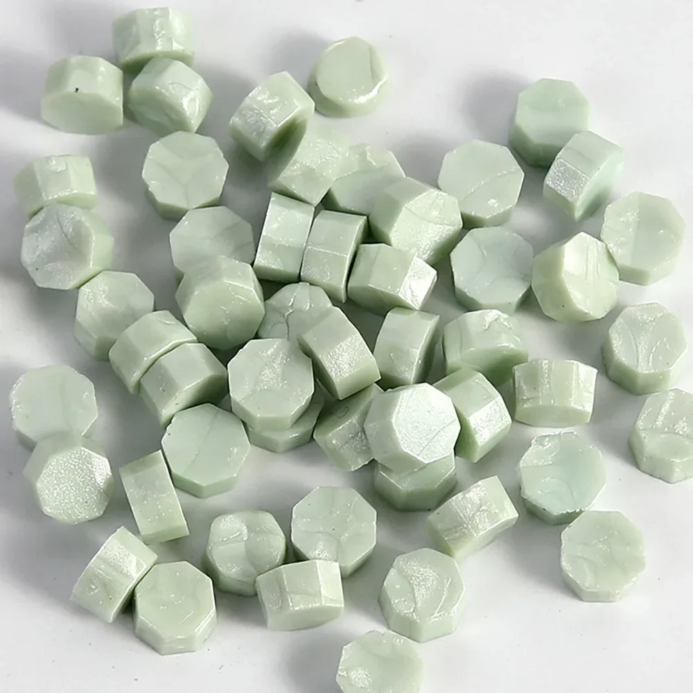 50-Pcs-pack-Light-green-Sealing-Wax-Seal-Beads-Stamp-for-DIY-Craft ...