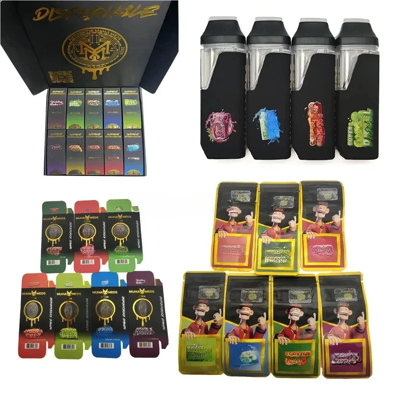 20-50pcs-Muha-Meds-Vape-Pens-Empty-Pod-Rechargeable-2ML-Vapes-Cartridge ...
