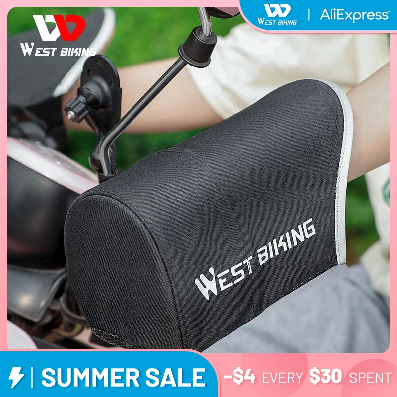 Motorcycle Handlebar Gloves Windproof Motorbike Grip Handle Bar Hand ...