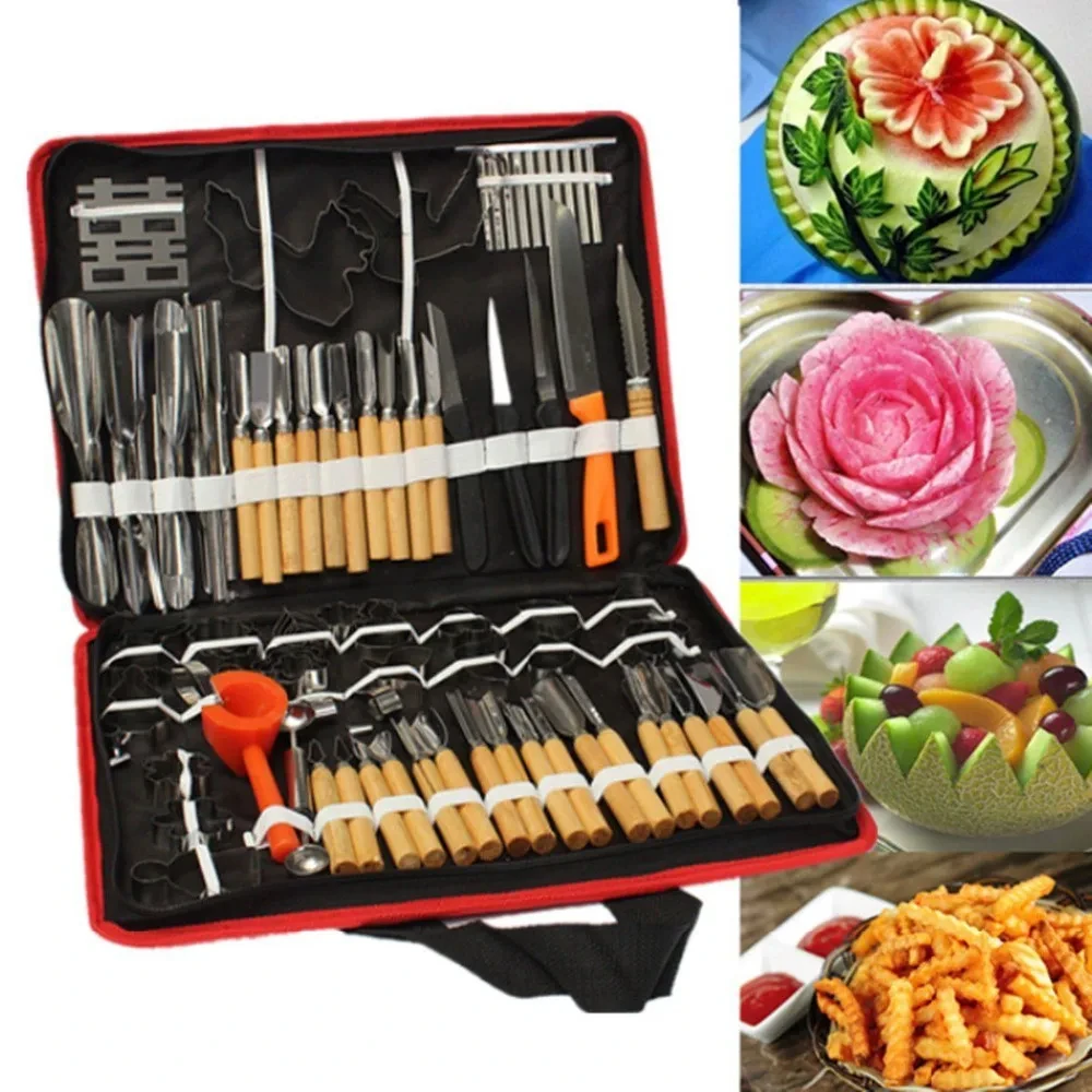 80Pcs-Fruits-And-Vegetables-Carving-Tool-Portable-Cloth-Bag-Spiral ...