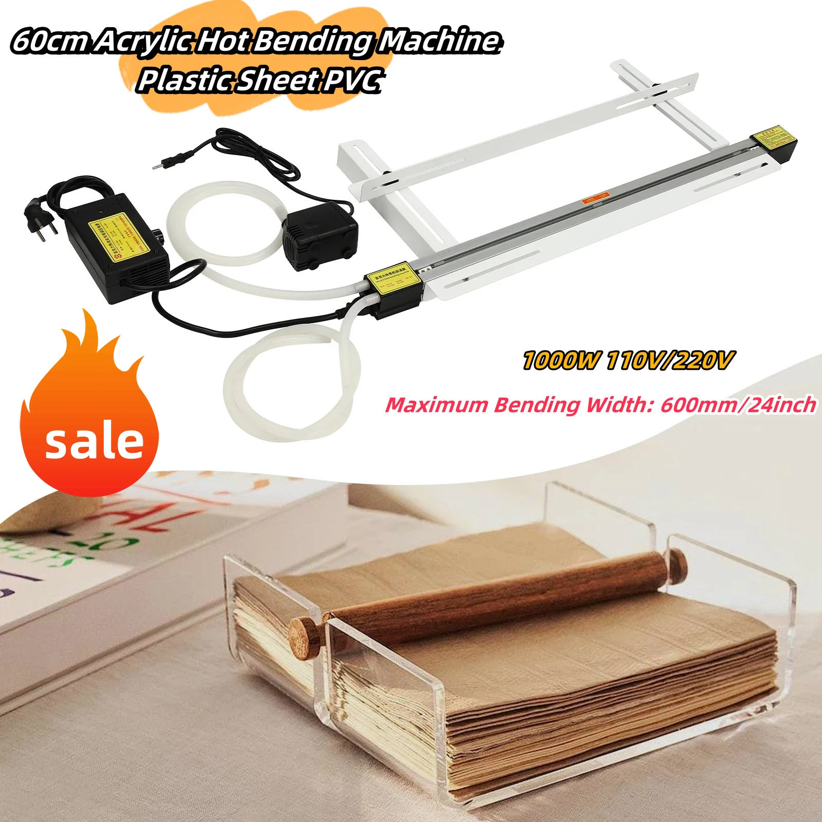 60cm-Acrylic-Hot-Bending-Machine-Plastic-Sheet-PVC-Bender-With-Stand ...