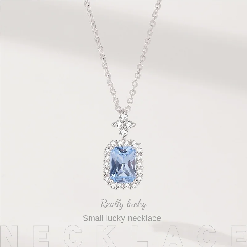 Y2K-S925-sterling-silver-zircon-anti-allergic-lady-collarbone-chain-light-luxury-pendant-girl ...