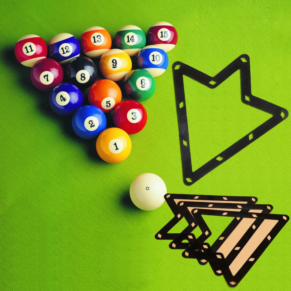 6pcs-Billiard-Magic-Rack-Sheet-9-10-Ball-Triangle-Snooker-Balls-Rack ...