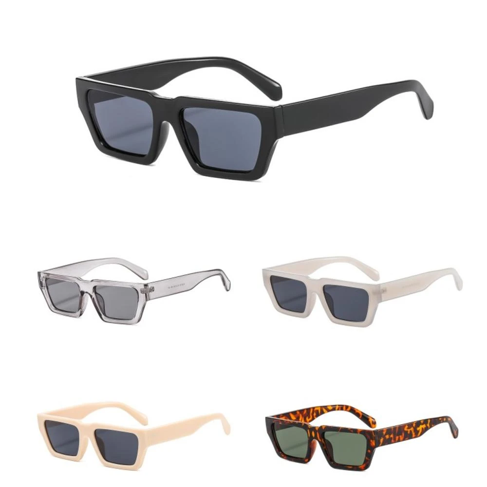 Vintage Square Frame Sunglasses Women Men Fashion Trendy Shades Sun ...