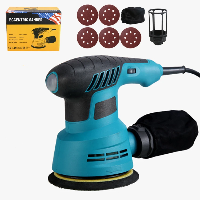 Mini-Electric-Sander-Adjustable-Speed-Grinder-Paint-Wall-Putty-Polishin ...