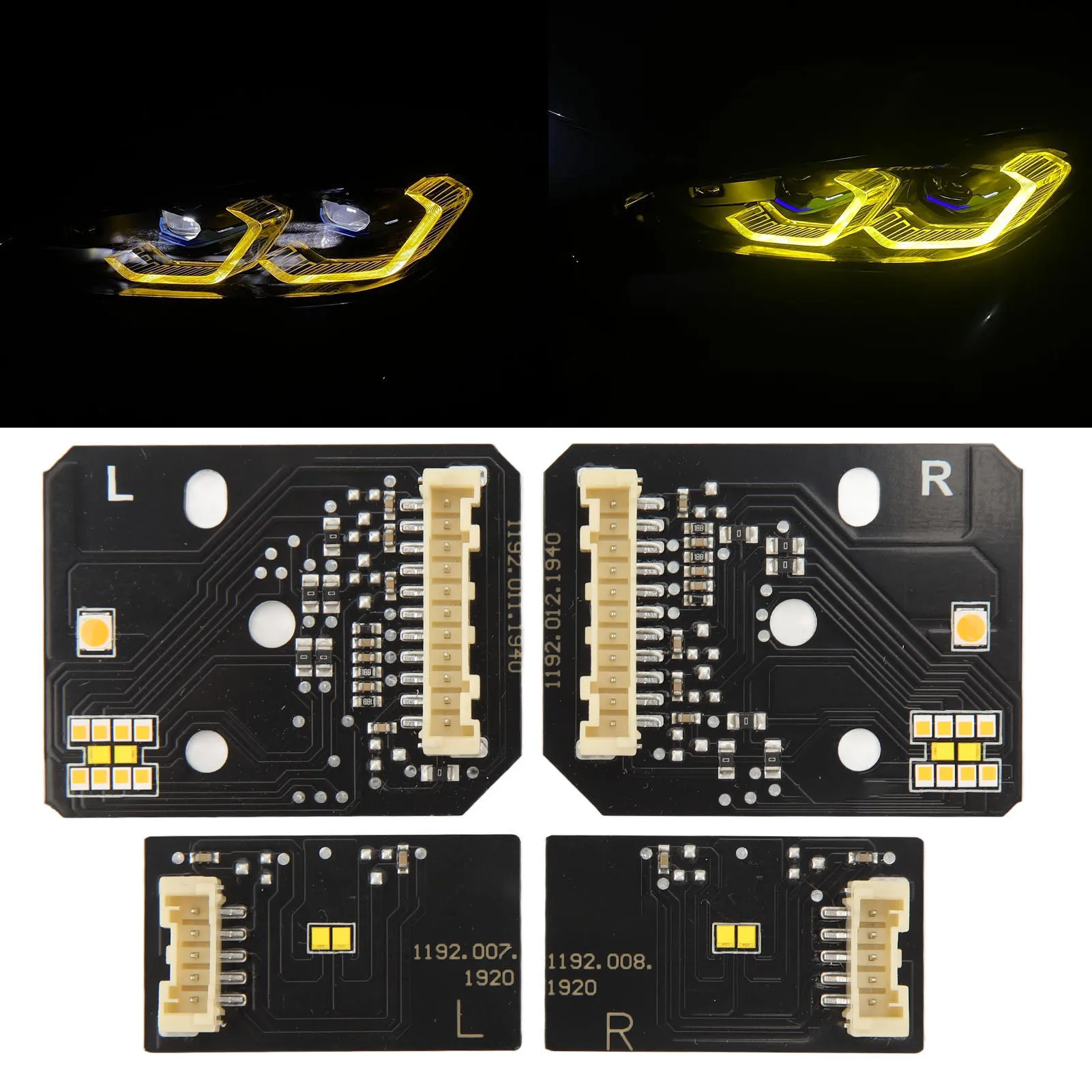 CSL-Yellow-DRL-LED-Modules-Board-Set-for-M3-G80-M4-G82-G83-G22 ...