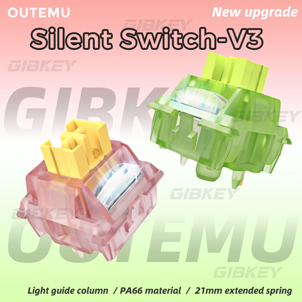 Outemu-Silent-Switch-Peach-V3-Switch-Mute-Lemon-Switches-Hot-swap-Quiet-Mechanical-Keyboard ...