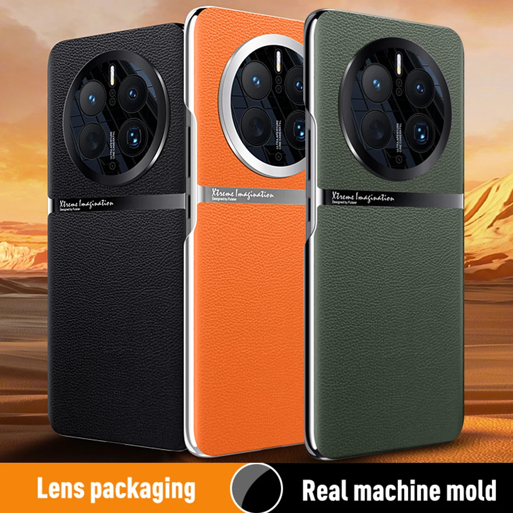 Original-Hard-PC-Capa-For-Huawei-Mate-50-Pro-Case-luxury-Leather ...