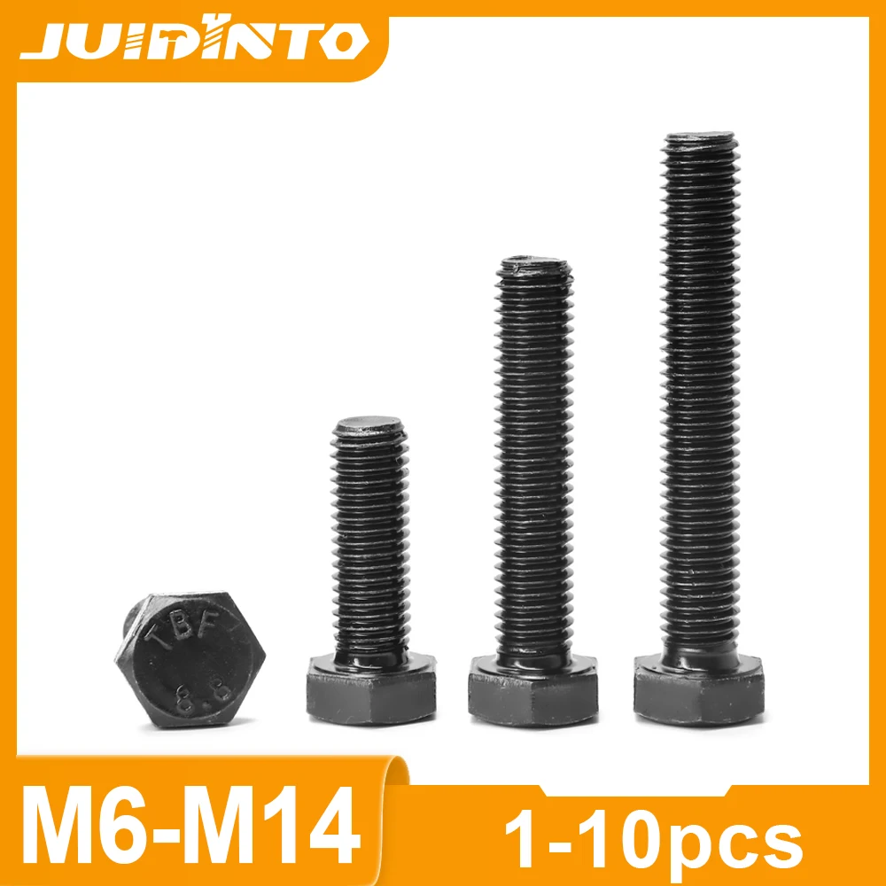 JUIDINTO-1-10pcs-External-Hexagon-Head-Bolts-M6-M8-M10-M12-M14-8-8 ...