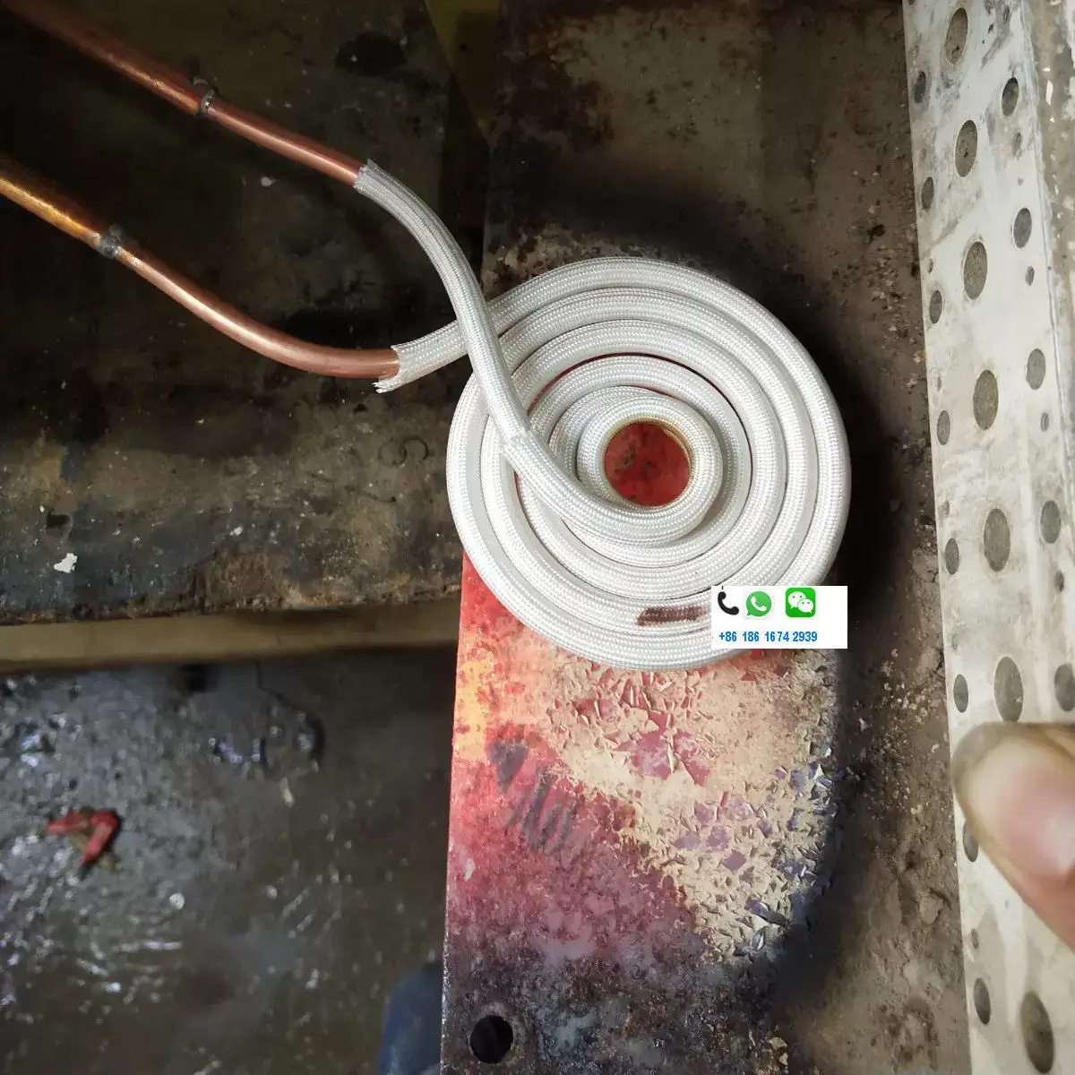 Pancake-induction-coil-Induction-heating-coil-heating-copper-rings-Flat ...