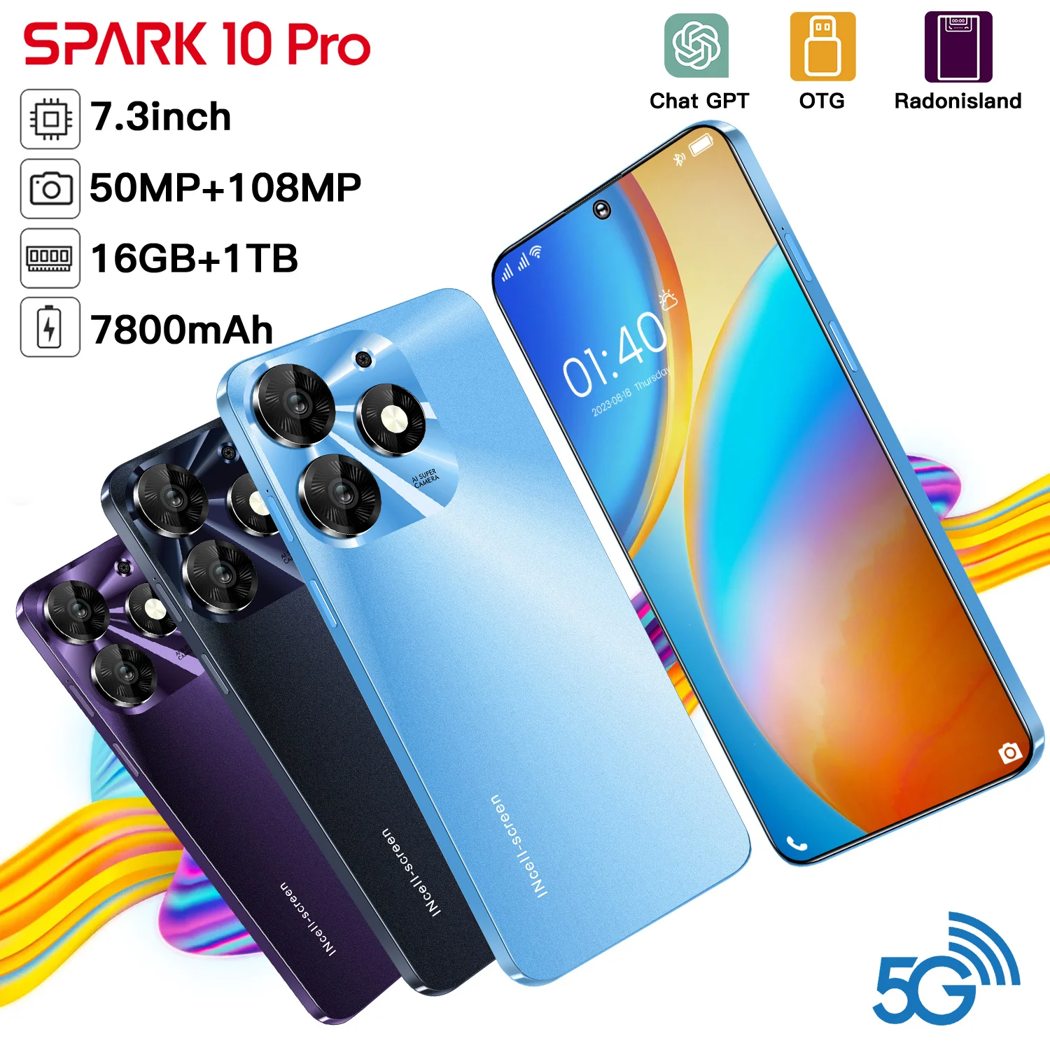 Spark-tel-fono-inteligente-10-Pro-versi-n-Global-Smartphone-con-Android ...