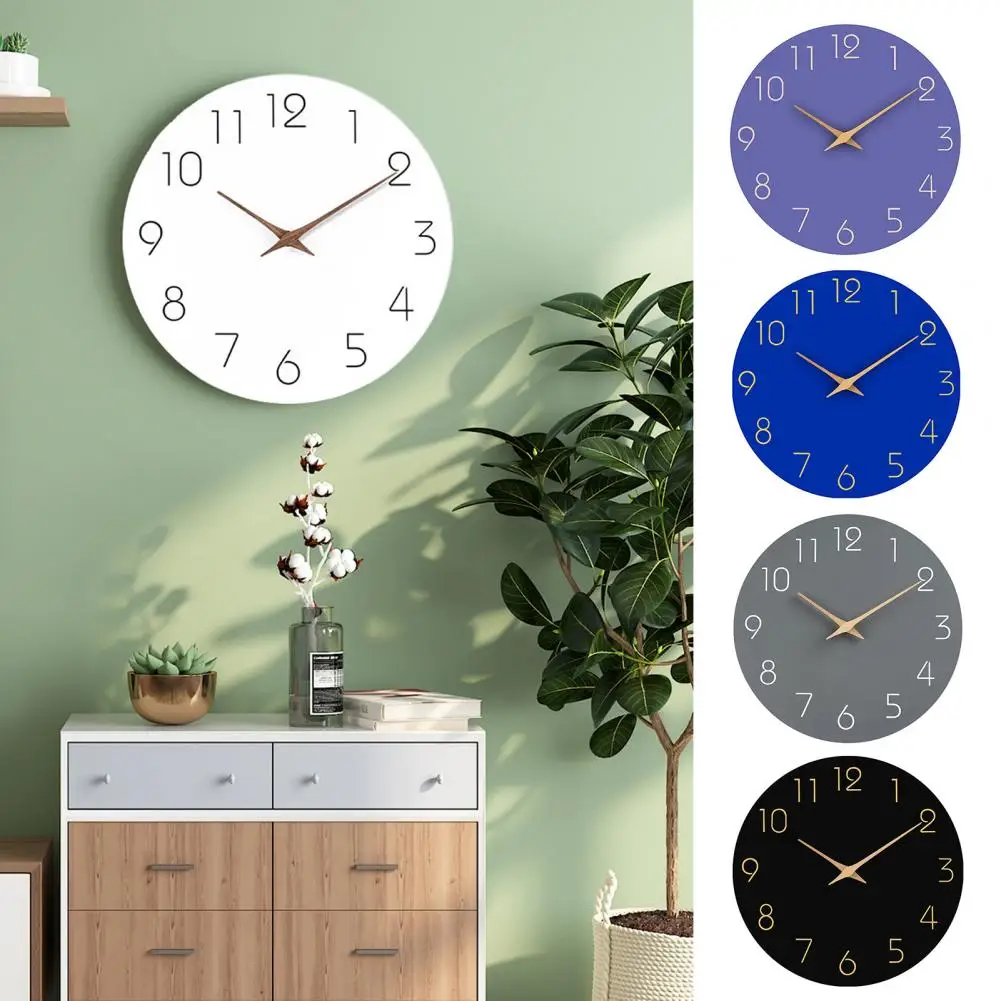 Silent-Wall-Clock-Battery-Powered-Wall-Clock-Stylish-Wooden-Wall-Clocks ...