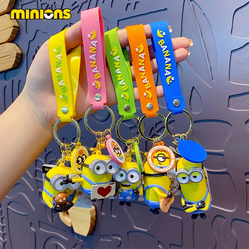 Despicable-Me-Minions-Cute-Kevin-Bob-Travel-Toy-Keychain-Pendant-Kawaii ...