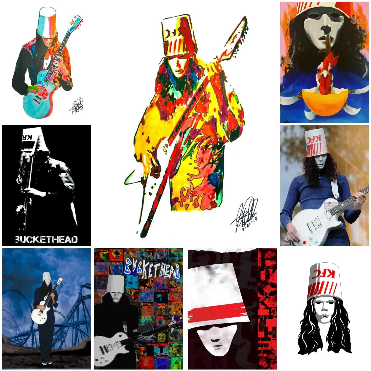 Buckethead Drawings