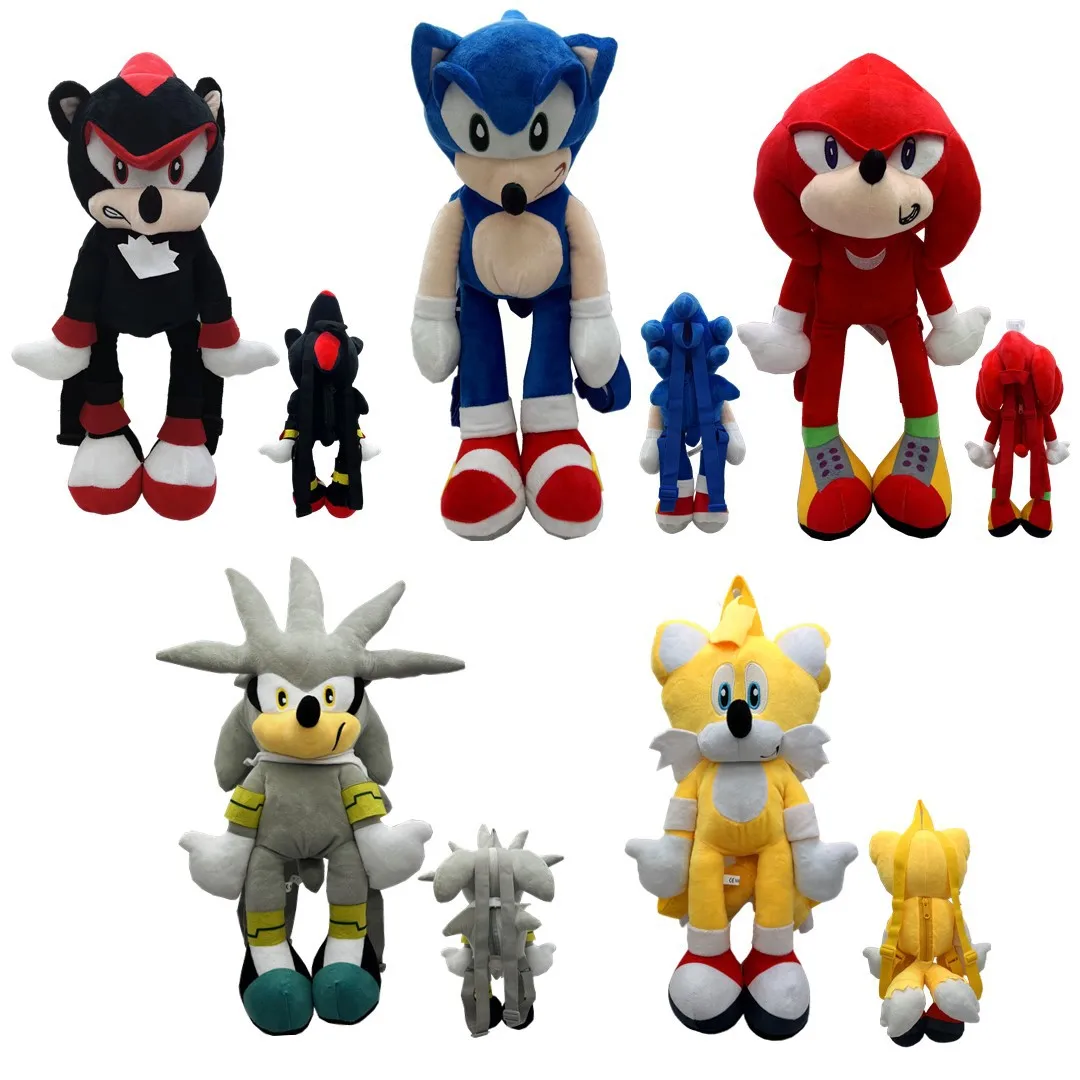 45Cm-New-Sonic-Backpack-Blue-Sonic-Mouse-Hedgehog-Boy-Nike-Plush-Toy ...