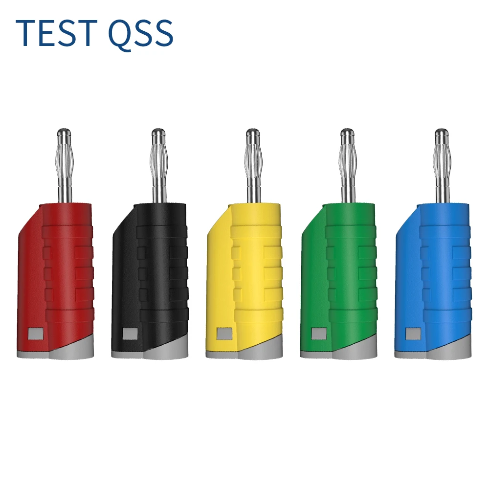 QSS-5pcs-4MM-Safety-Stackable-Banana-Plug-High-Quality-Welding-free ...
