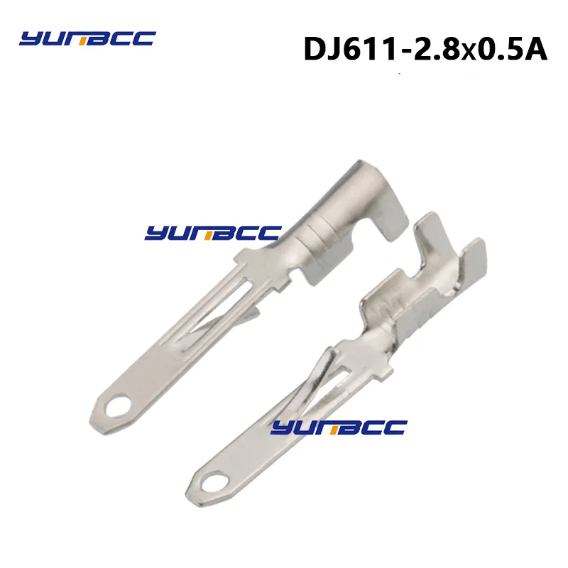 50pcs-2-8-Series-Automotive-Square-Flat-Plate-Barbed-Pin-Connector ...
