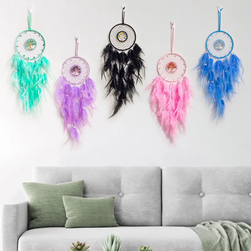 Colorful-Dream-Catcher-Home-Decoration-Tree-of-Life-Catchers ...