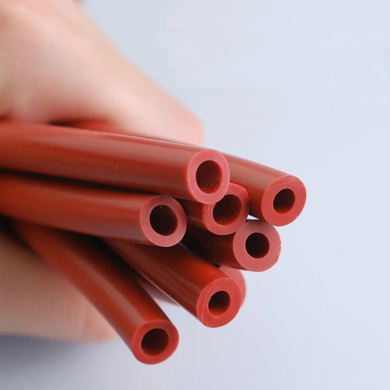 1M-Red-Silicone-Tube-3-50mm-Flexible-Rubber-Hose-Thickened-Heat ...