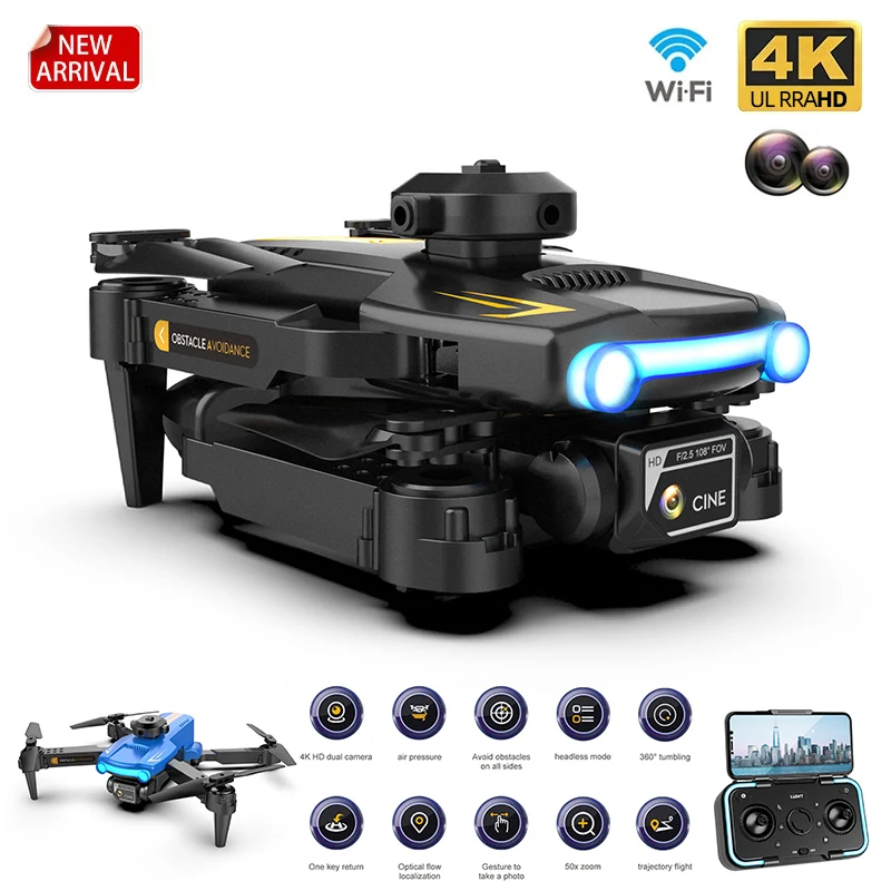 Keep Pro Mini Dron XT2 4K, cuadricóptero plegable con cámara Dual ...