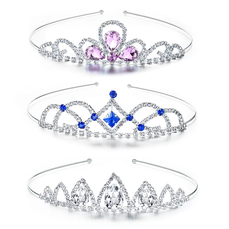 Rhinestone-Crystal-Tiara-Princess-Crown-Rhinestone-Headband-Girls ...