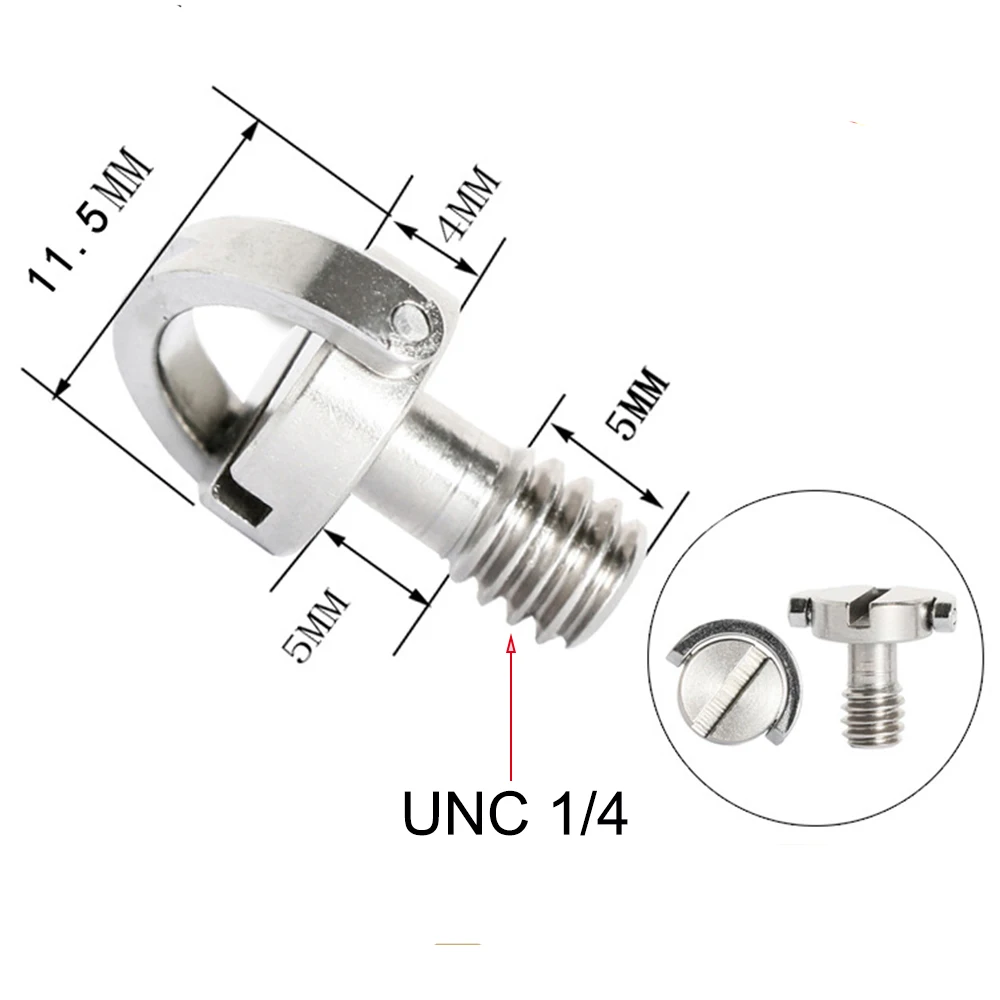 Stainless-Steel-Quick-Release-Plate-screw-1-4-20-Camera-Screw-Adapter ...