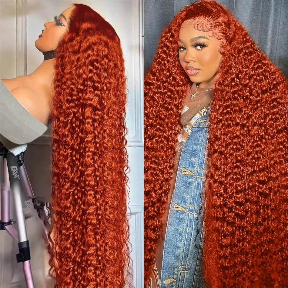 Orange-Ginger-Deep-Wave-13x4-Lace-front-Wig-30-40-inch-13x6-hd-lace ...