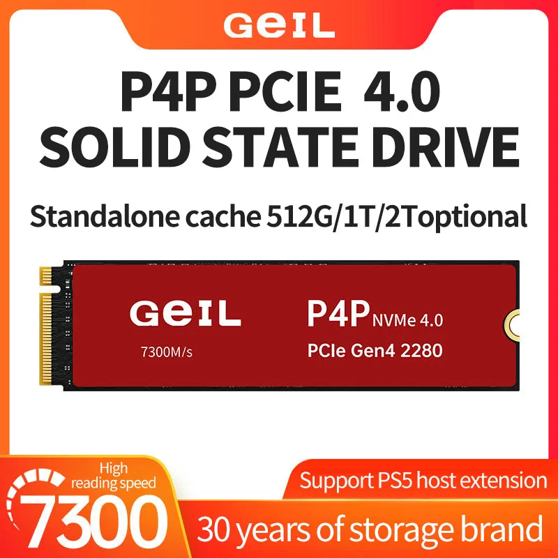 Gil 内蔵SSD,P4p,m2,256GB,512GB,1t,2t,4t,8t,1.4 nvme 4.0,pcie,2280 gen,デスクトップ,ノートブック| | - AliExpress