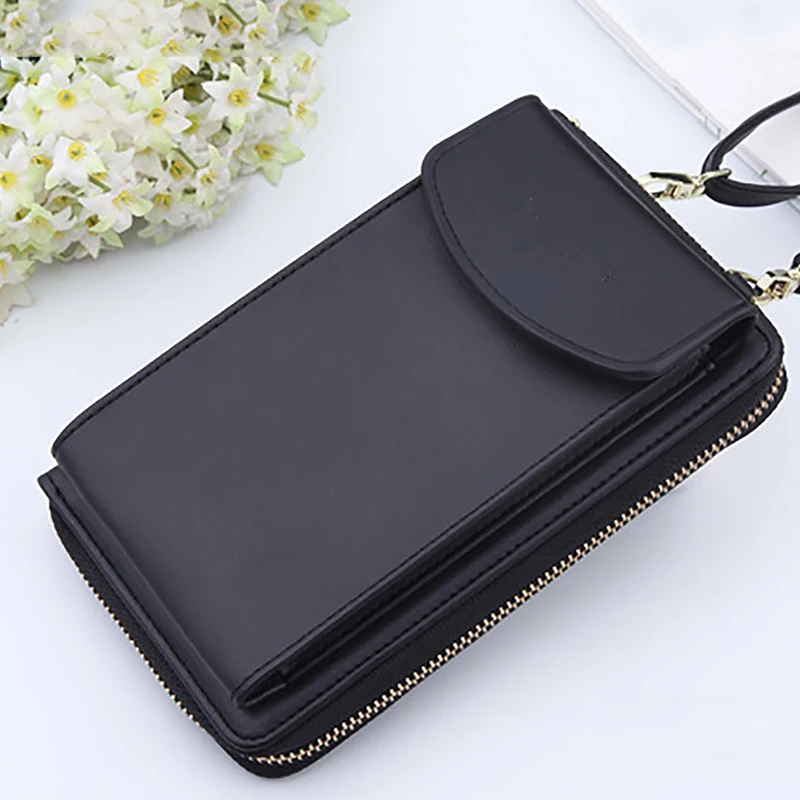 Fashion-Small-Phone-Shoulder-Bag-Wallet-for-Women-PU-Leather-Solid ...