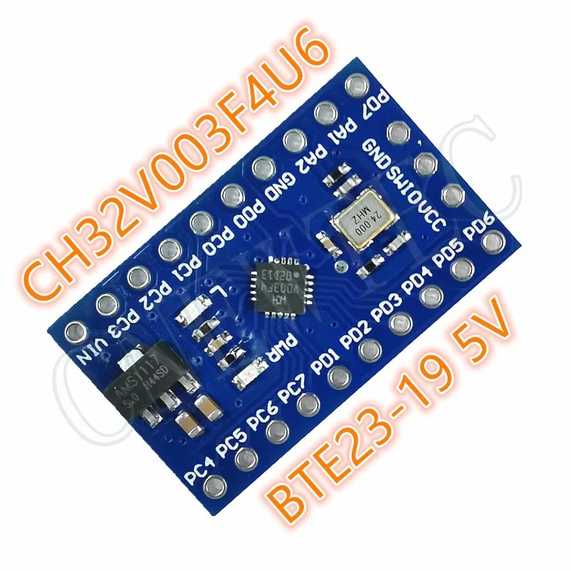 CH32V003F4P6 CH32V003F4U6 CH32V003A4M6 CH32V0J4M6 RISC-V2A MCU 単線シリアル ...