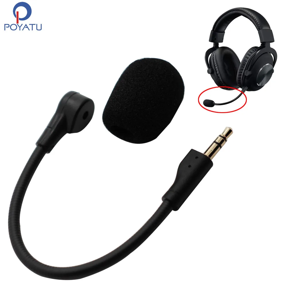 POYATU-G-Pro-X-3-5mm-Microphone-for-Logitech-G-Pro-X-Gaming-Headset ...
