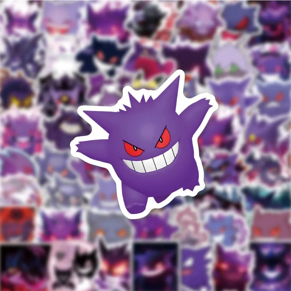 10-30-50pcs-Funny-Pokemon-Anime-Gengar-Stickers-Cute-Cartoon-Sticker ...