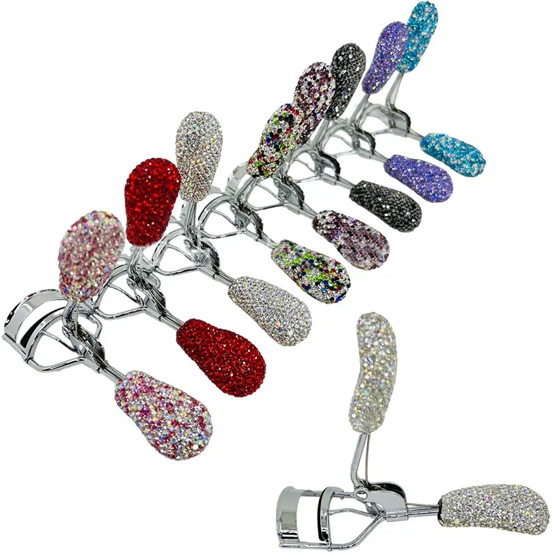 Bling-Rhinestone-Eyelashes-Curler-Tweezer-Protable-Colorful-Curling-Eye ...