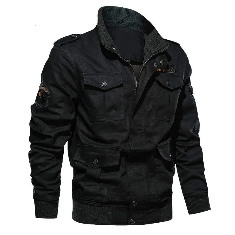 Military Tactical Jacket Men 2022 Cotton Army Embroidery Casual Air ...