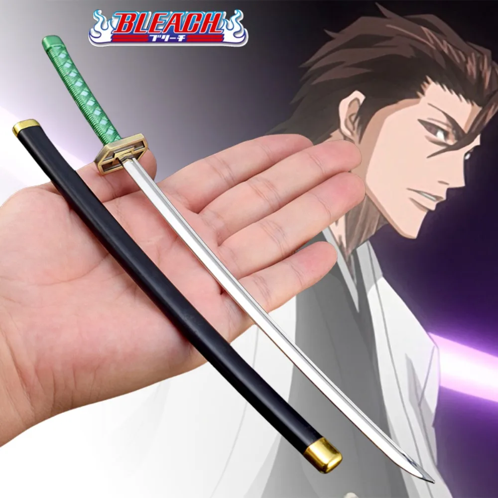Mini-Metal-Bleach-Katana-Aizen-Sousuke-Cosplay-Prop-Ninja-Knife-Iron ...