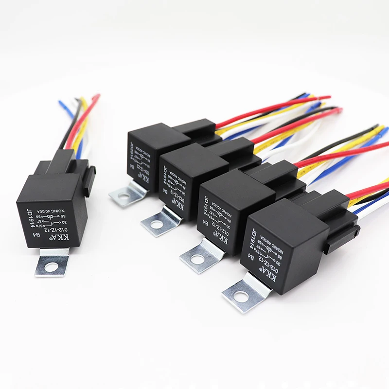 1-piece-Waterproof-Automotive-Relay-with-Wiring-Harness-12V-24V-40A-Car ...