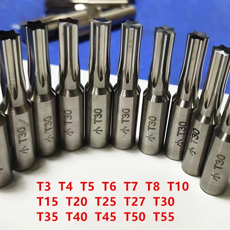 Torx-Screw-Rotary-Broach-Punch-Star-Spline-Bit-Punching-Tool-Cutter ...